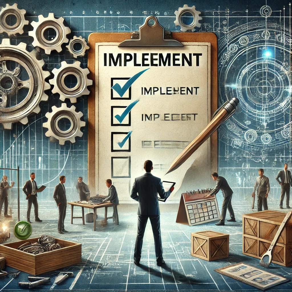 【implement – 実行する、履行する】 | oretan【新感覚英単語学習法】